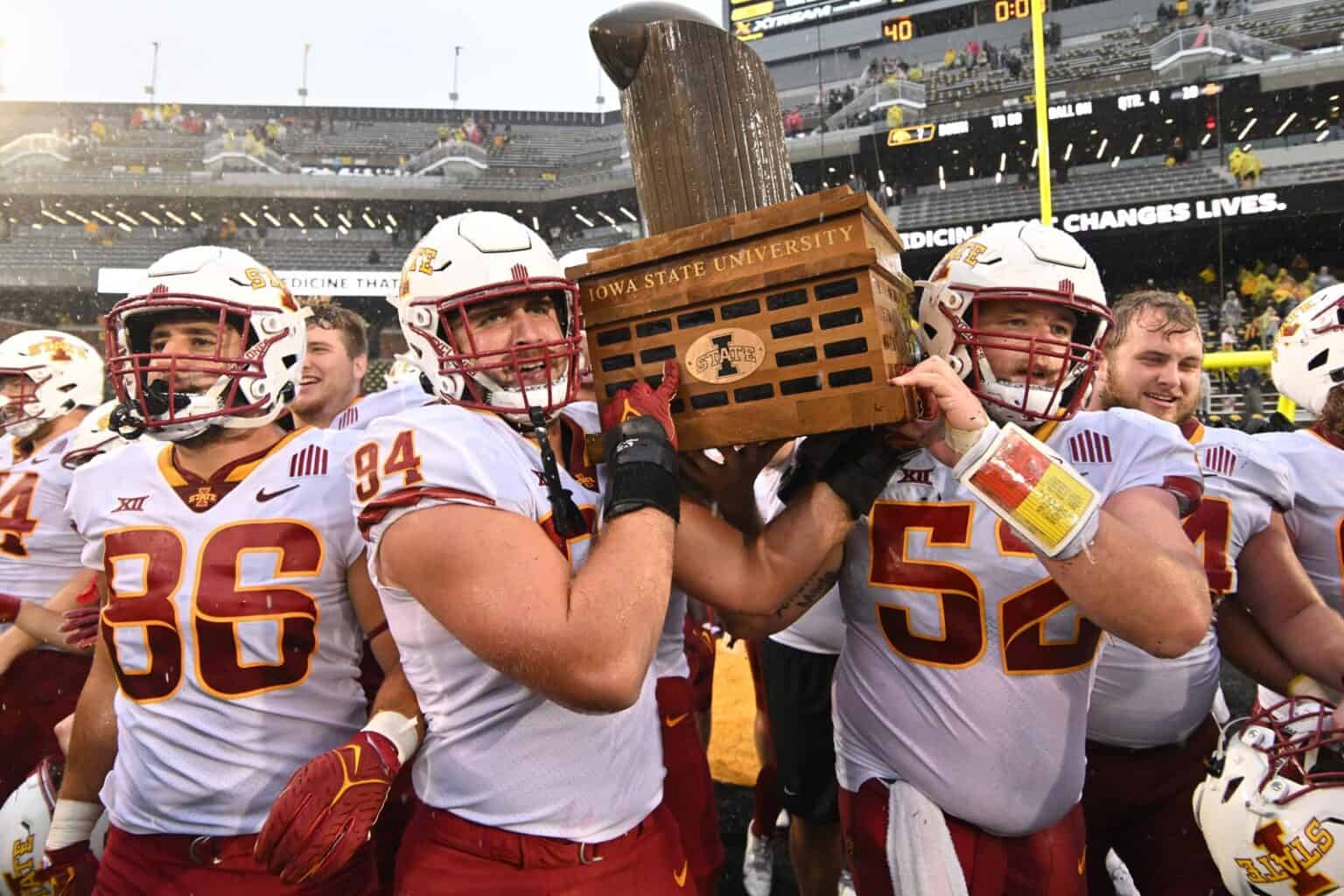 Call of the wild: 8 FBS college football rivalry trophies that honor ...